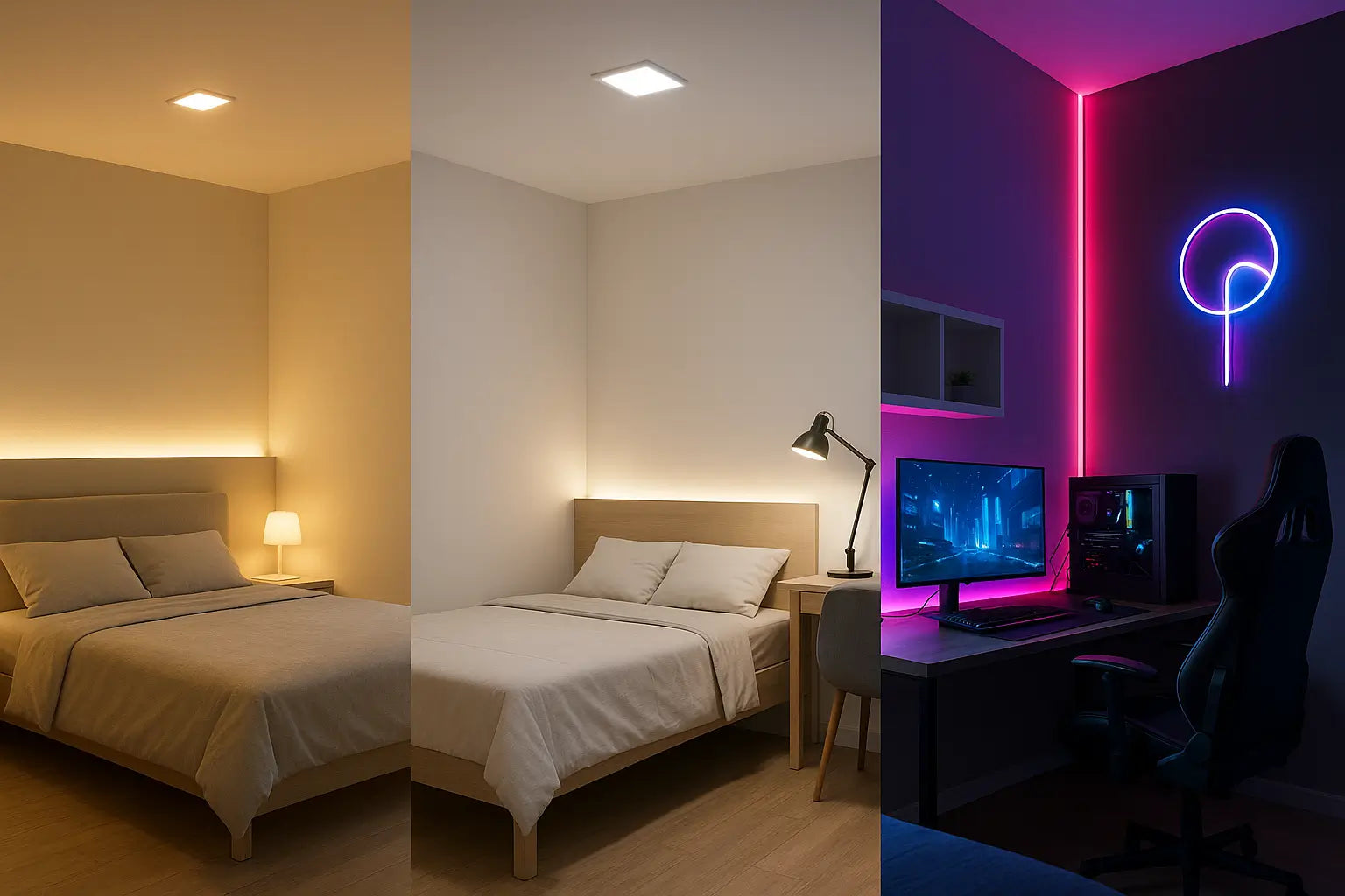 Ideas de luces LED para cuarto: guía práctica